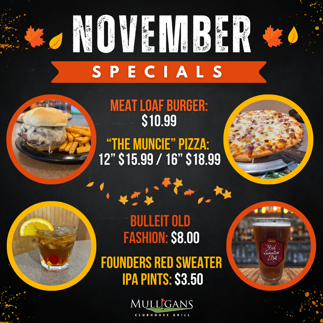 November Specials - Crestview Golf Club